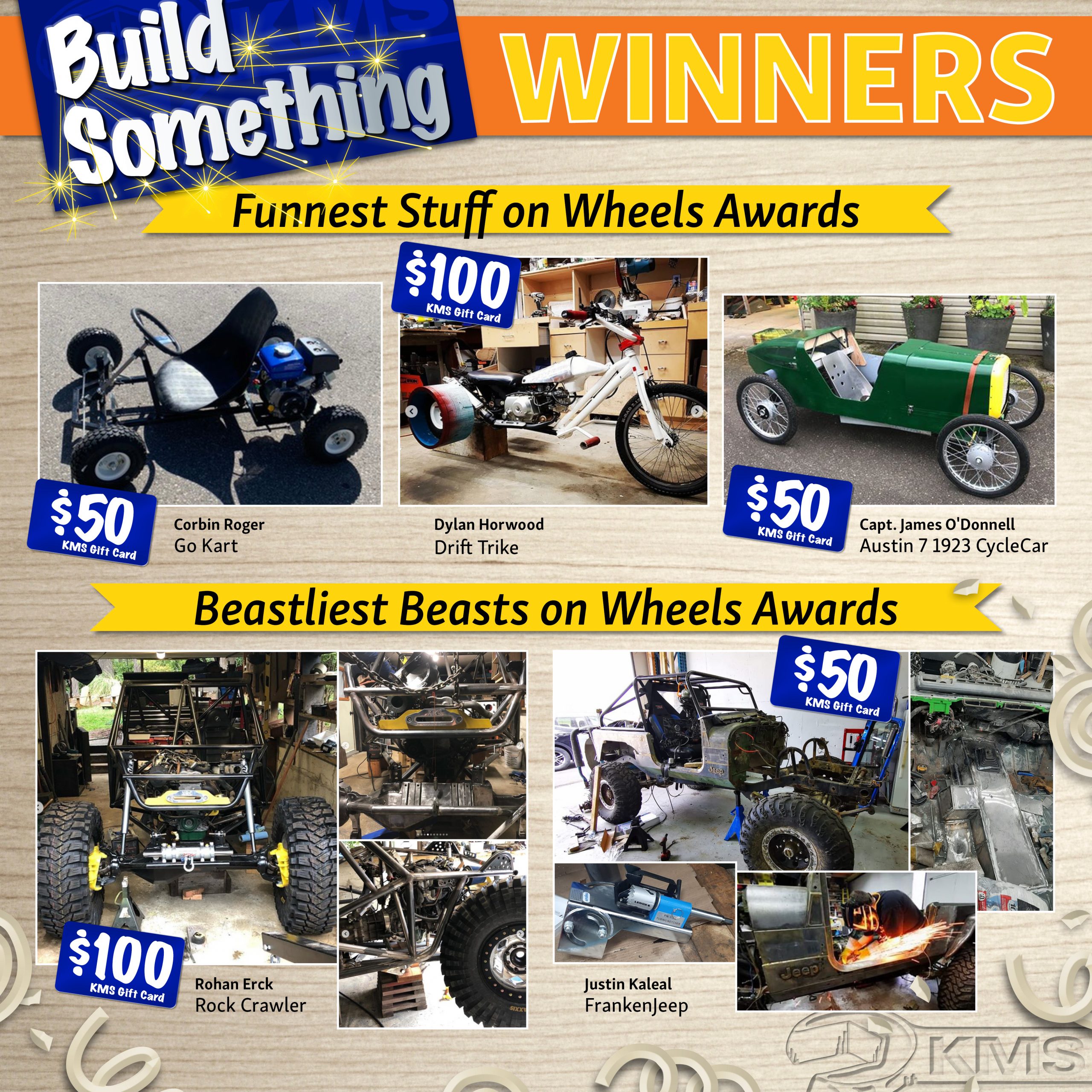Build Something Contest WINNERS!! – The Tool Corner