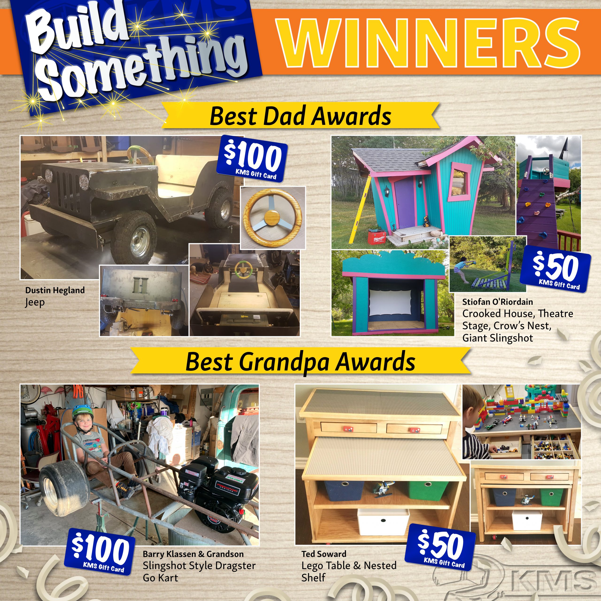 Build Something Contest WINNERS!! – The Tool Corner