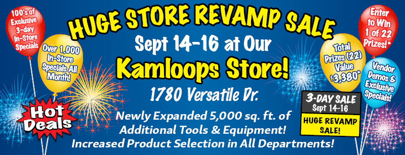 Huge Store Revamp Sale – The Tool Corner