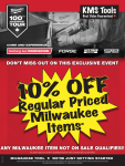 Milwaukee 100th Anniversary Tour Sale Events at KMS Tools! – The Tool ...