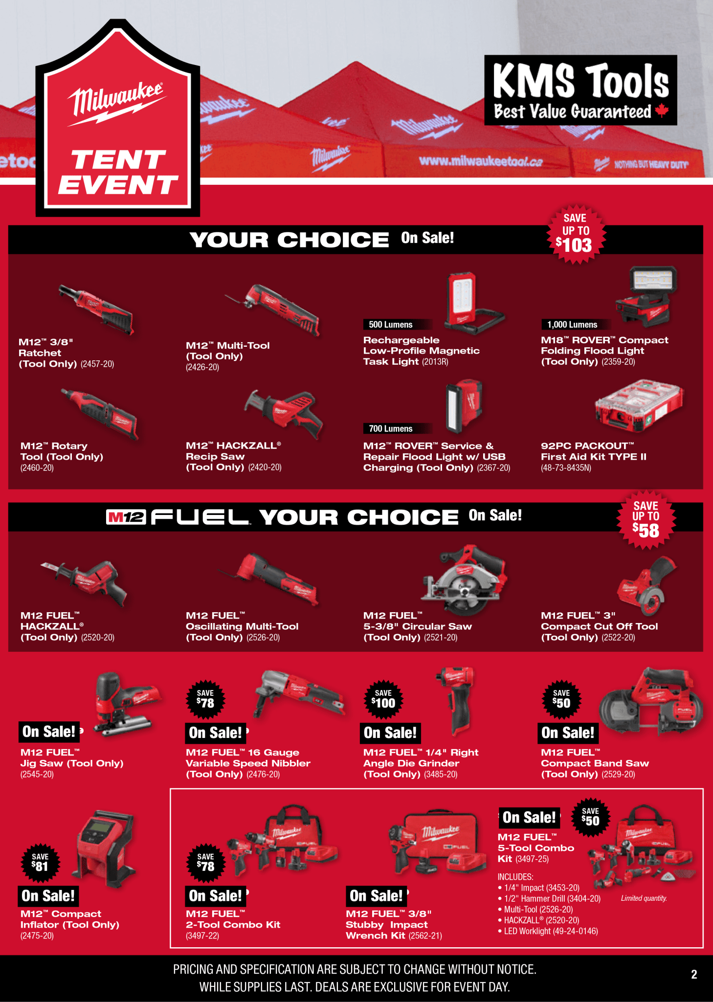 Huge One Day Only Milwaukee Events at KMS Tools! – The Tool Corner